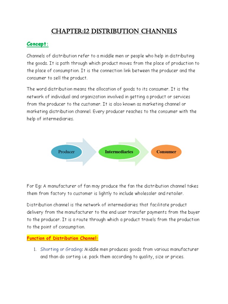 Distribution Channel | PDF
