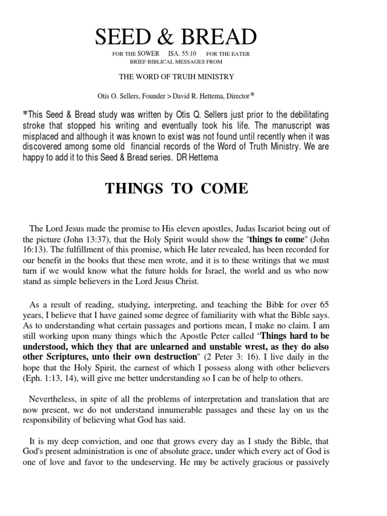 SB199 - Things To Come | PDF