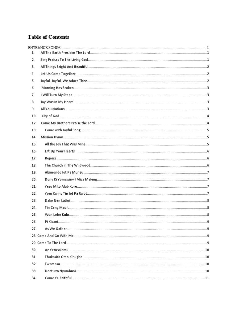 Final Copy Hymn Book | PDF | Glory (Religion) | Christian Worship And ...