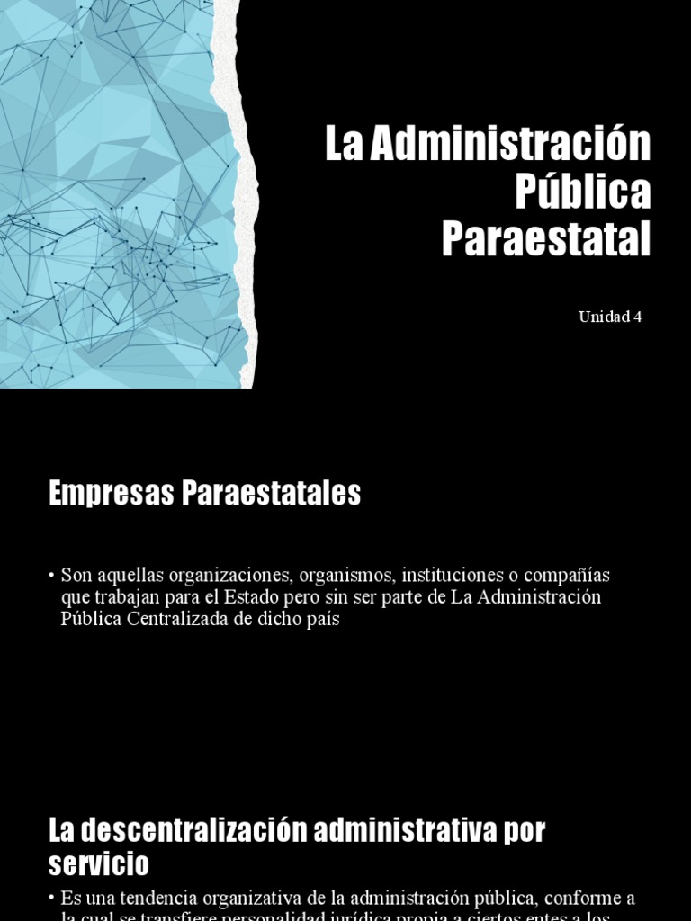 Organismos Paraestatales | PDF