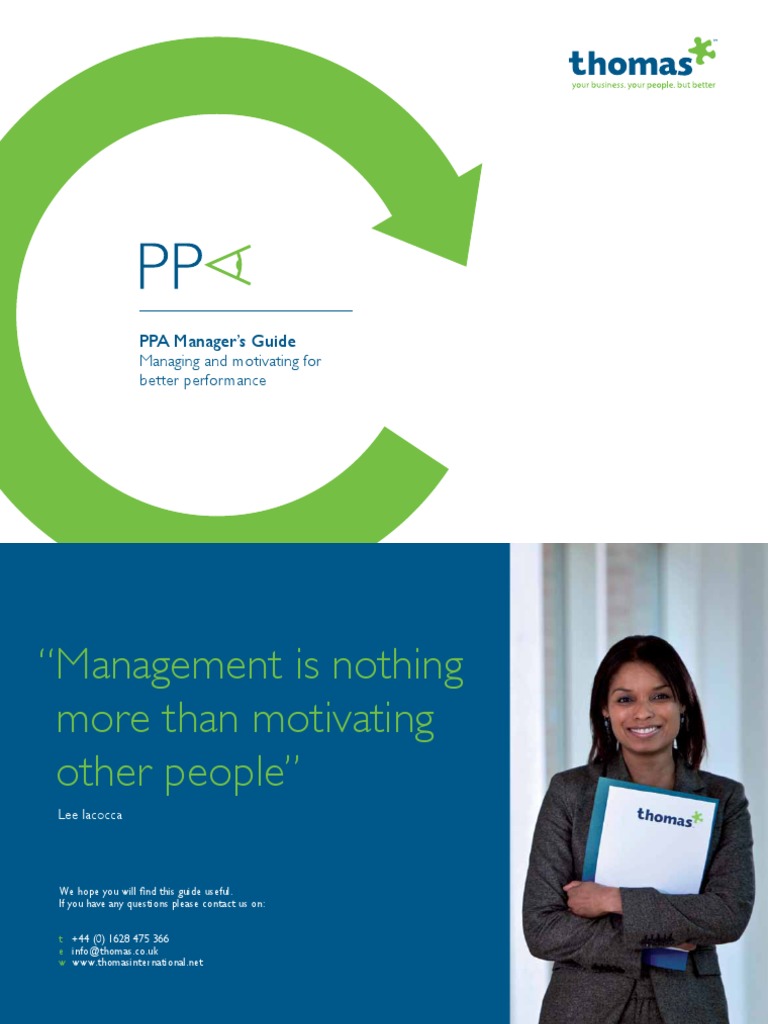 Ppa Manager's Guide | PDF | Behavior | Central America