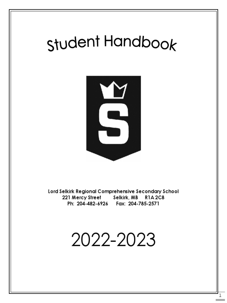 Student Handbook 22-23 | PDF