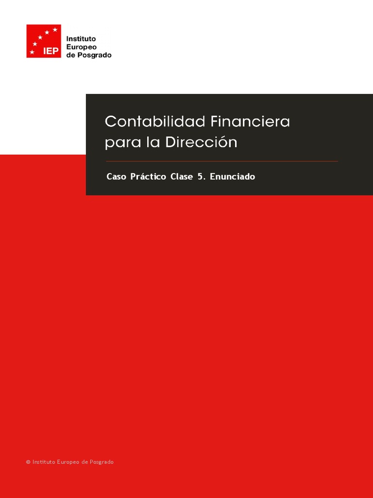 Caso Practico 2 RESUELTO | PDF | Servicios financieros | Corporaciones