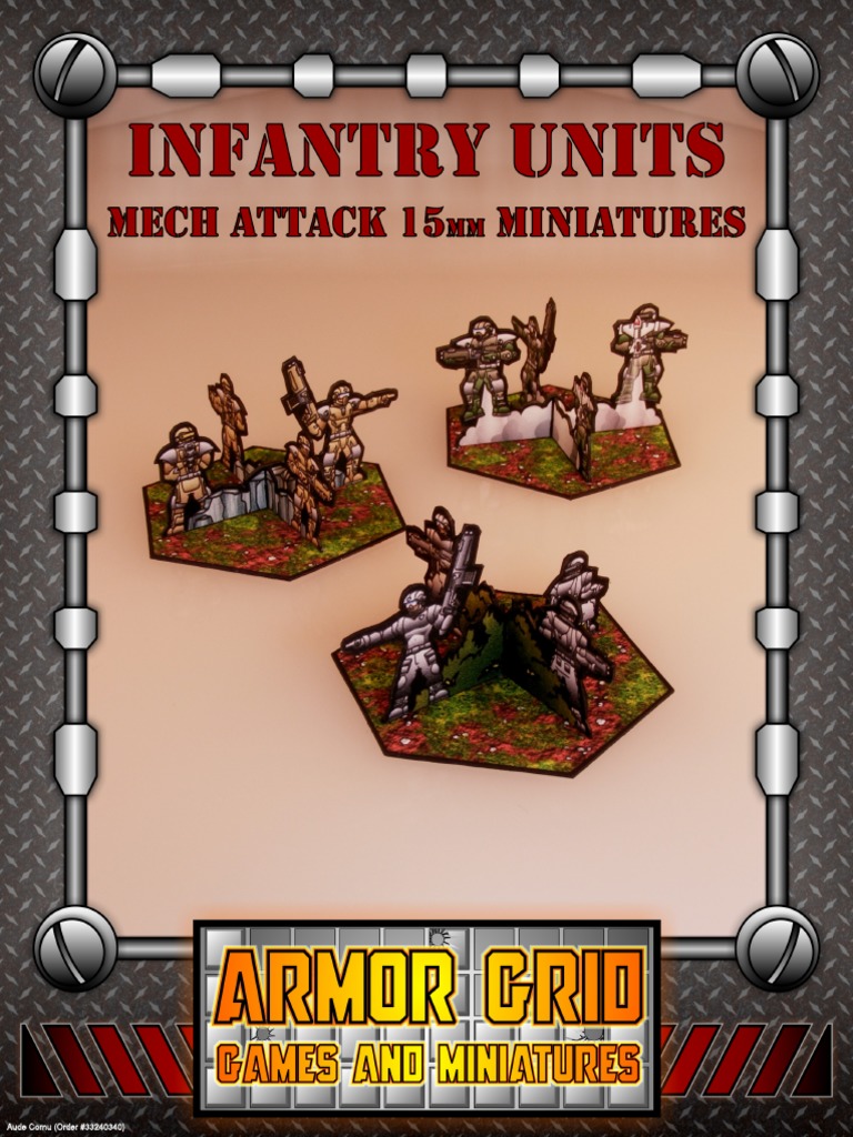 Infanty Units Mech Attack 15mm Miniatures | PDF