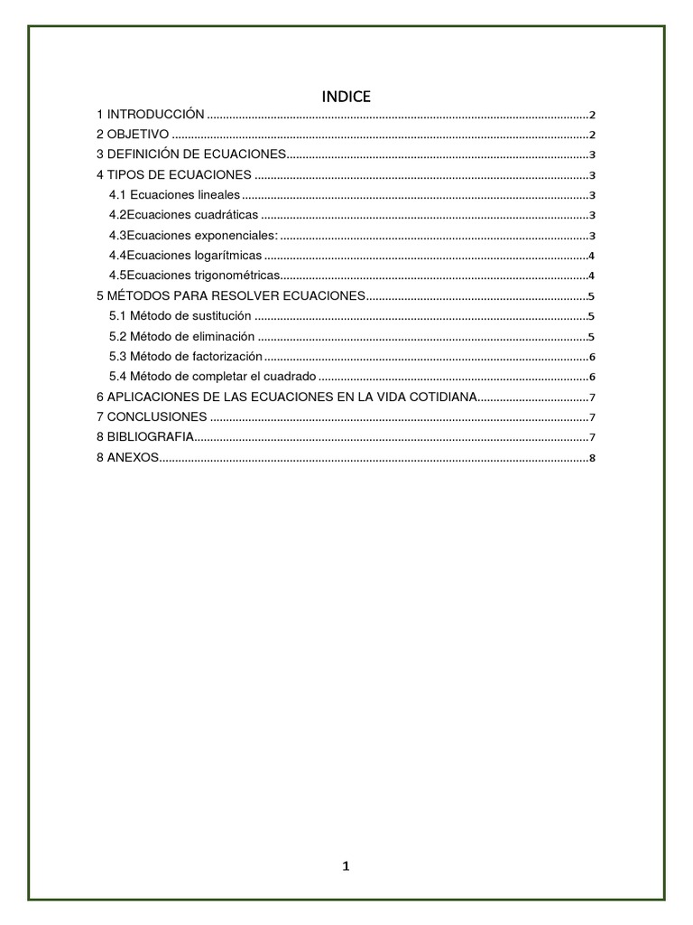 Informe de Mate | PDF
