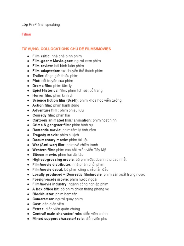 L P PreF Final Speaking | PDF