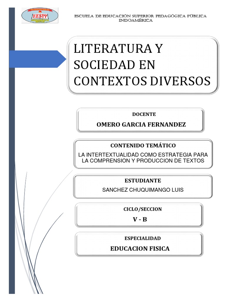 Guia 4 La Intertextualidad | PDF