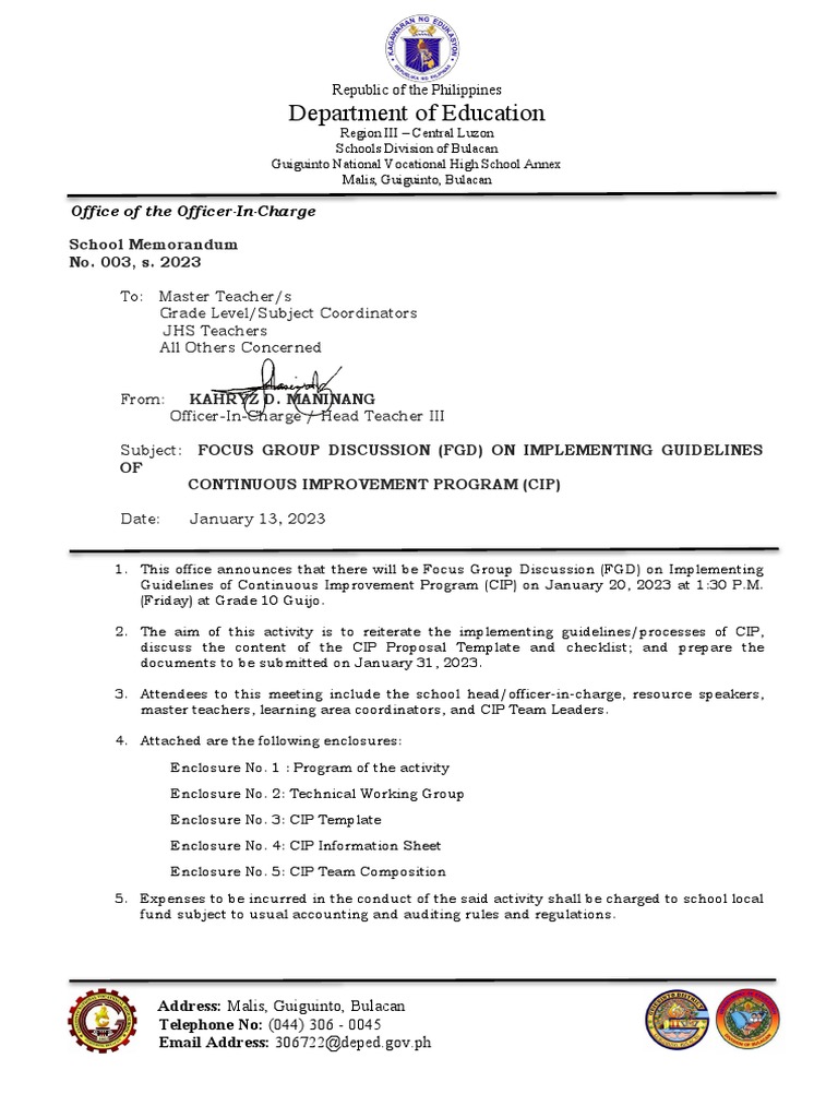 ANNEX-SM003-2023-1st Execom | PDF