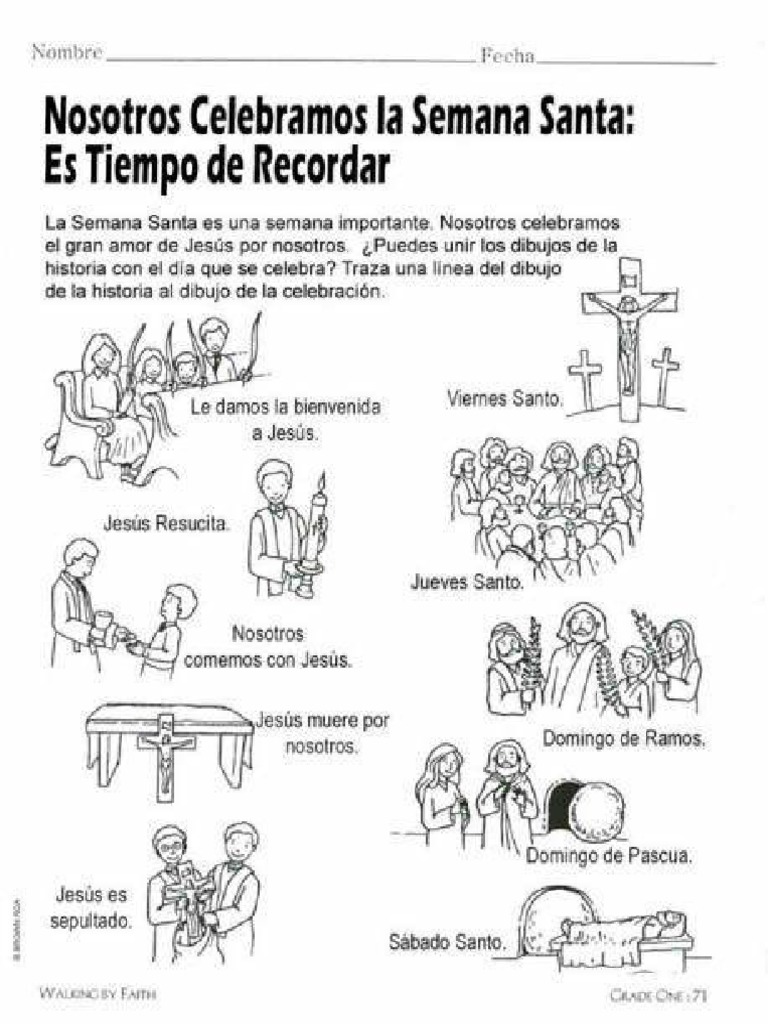Semana Santa para Colorear - NIÑOS | PDF