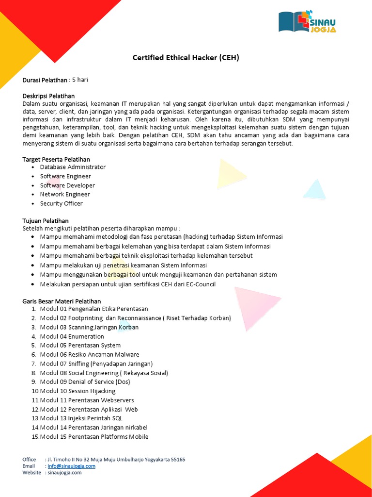 Certified Ethical Hacker (CEH) | PDF