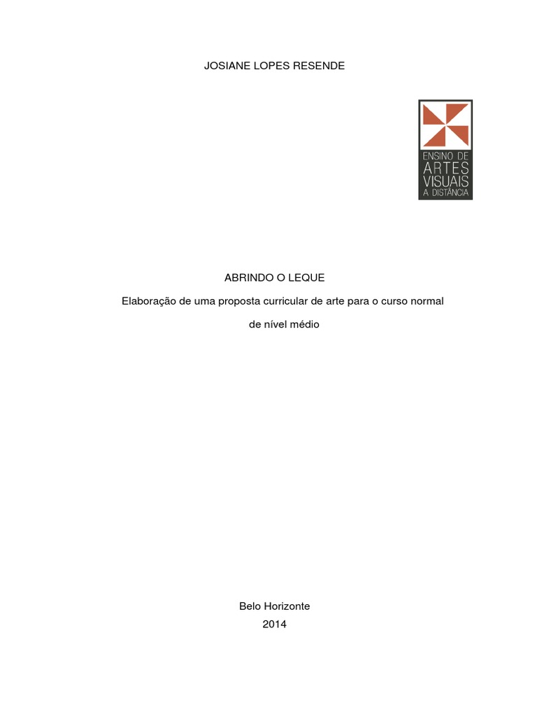 TCC Josiane Lopes Resende 2 Chamada | PDF