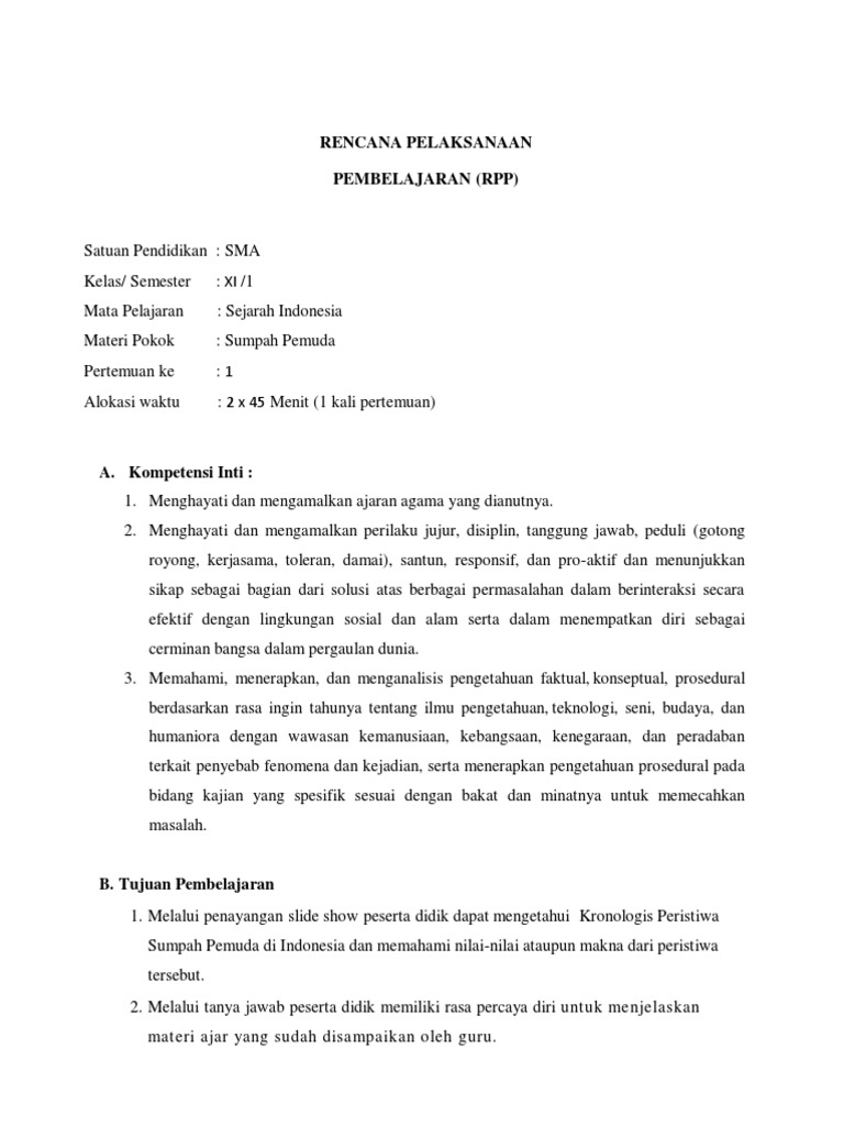 RPP Kel.1 SPIPS | PDF