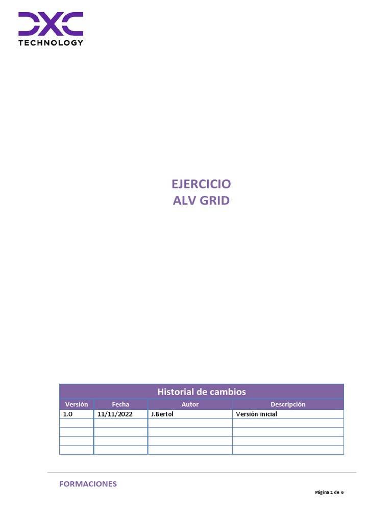 Ejercicio - Alv Grid | PDF | Informática | Software
