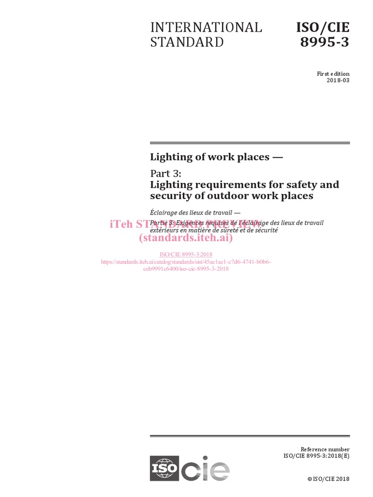 Iso Cie 8995 3 2018 | PDF