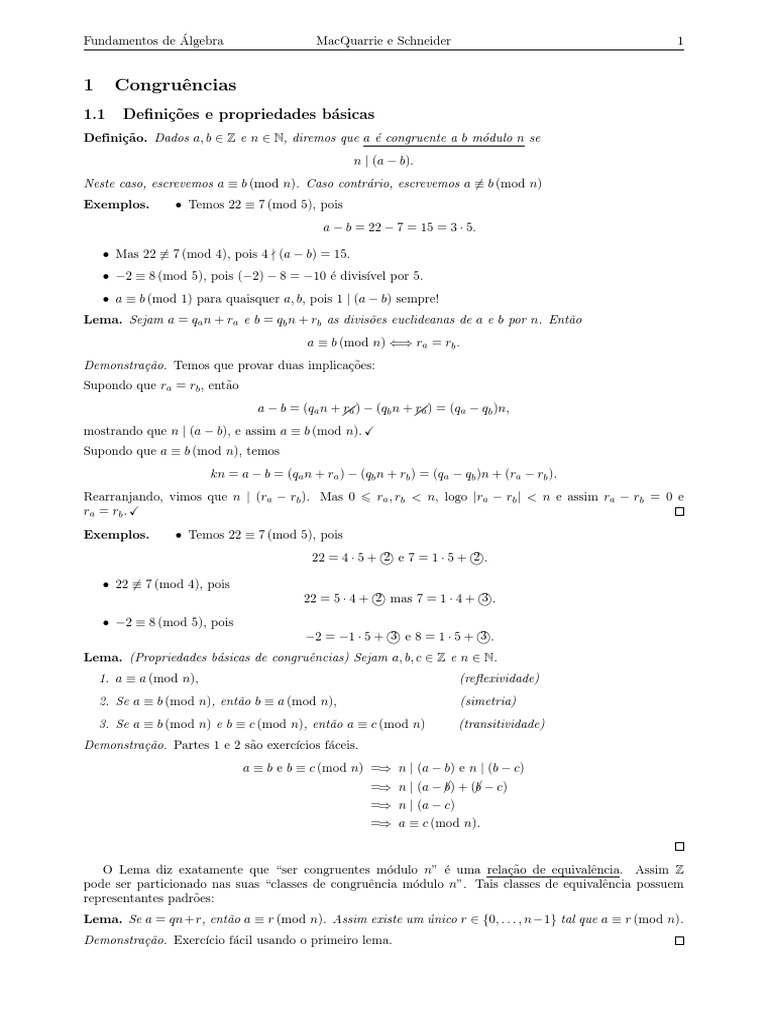 MAT028 Fundamentos de Lgebra 5 | PDF