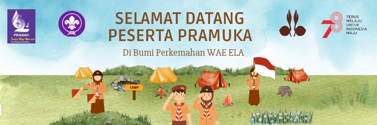 Selamat Hari Pramuka (Banner (Lanskap)) | PDF