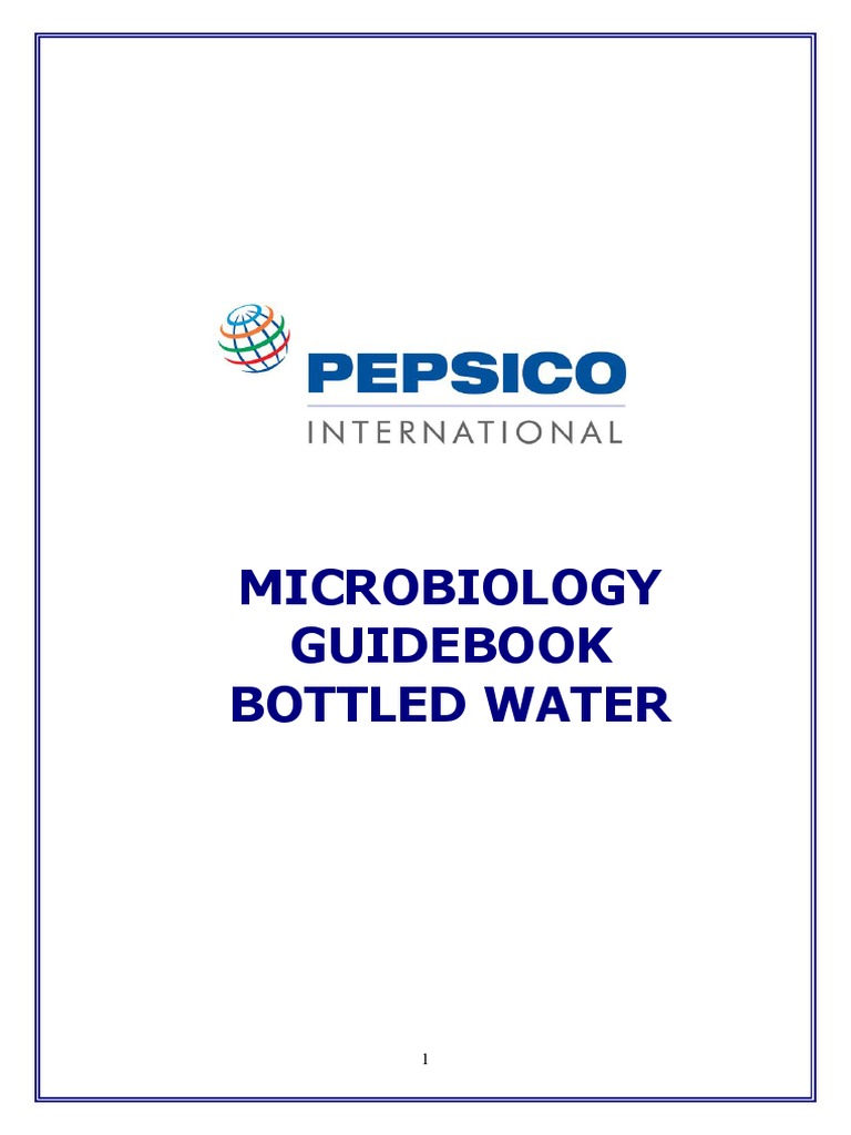 Microbiology Guidebook Bottled Water | PDF