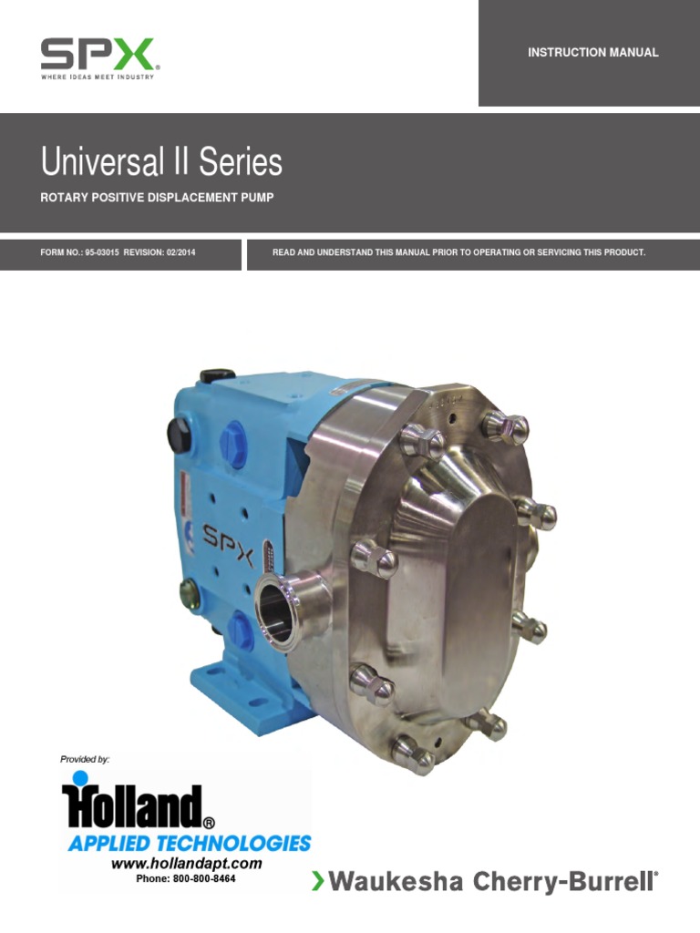 Manual Waukesha Universal 2 | PDF