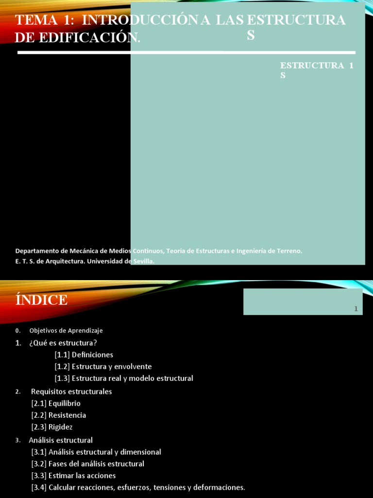 T01 Introduccion | PDF | Viga (Estructura) | Análisis estructural