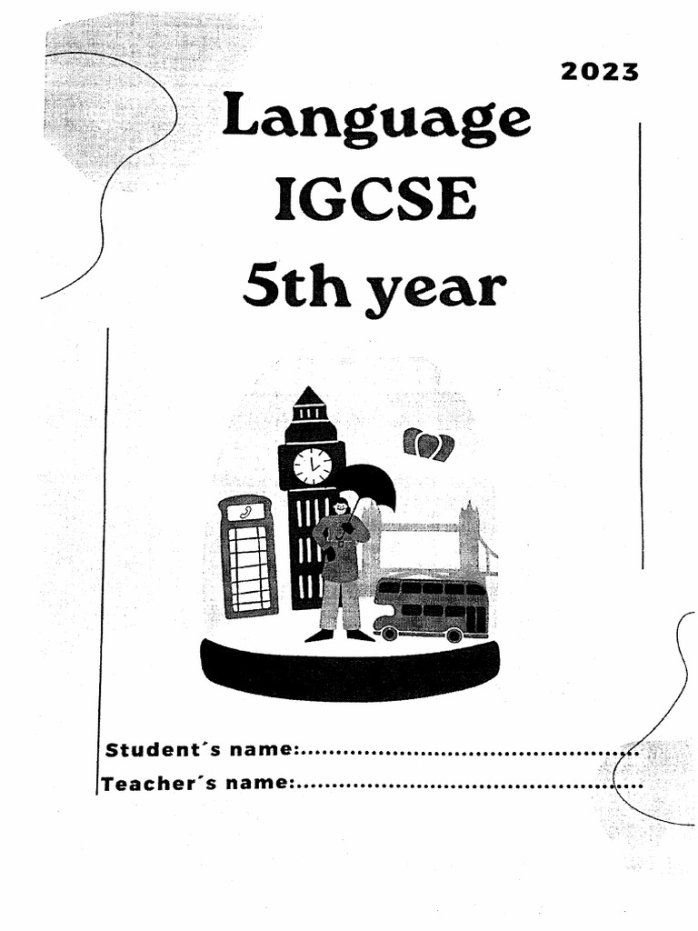 Booklet 5th Year | PDF