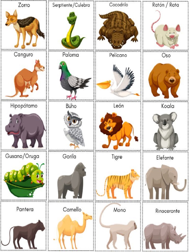 Animales Salvajes | PDF