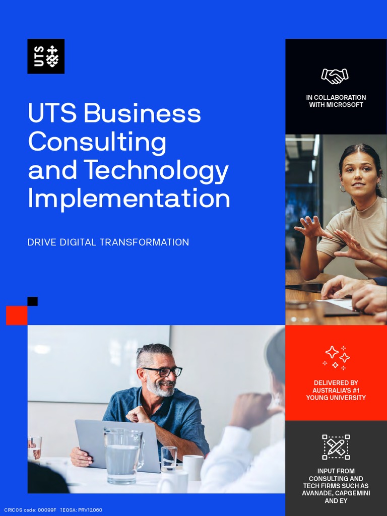 UTS CourseGuide Graduate Certificate Business Consulting Tech Implementation | PDF