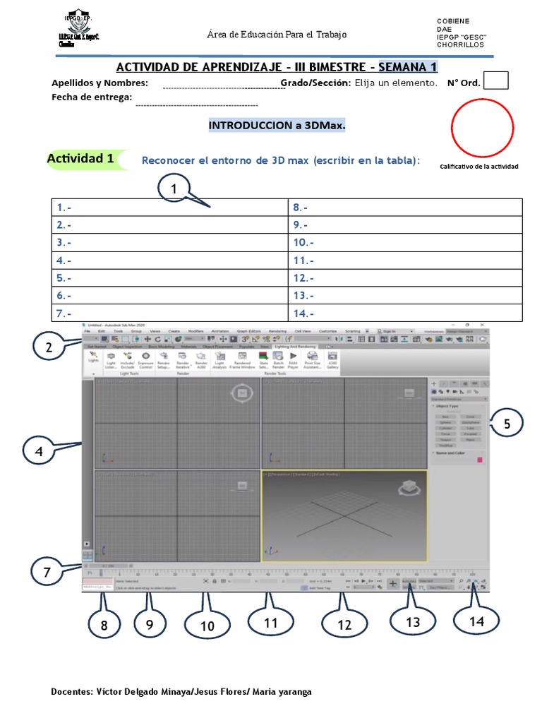S1 Introduccion A 3D Max INF | PDF