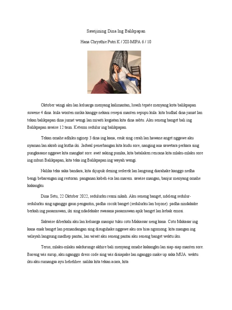 Cerkak Bahasa Jawa | PDF