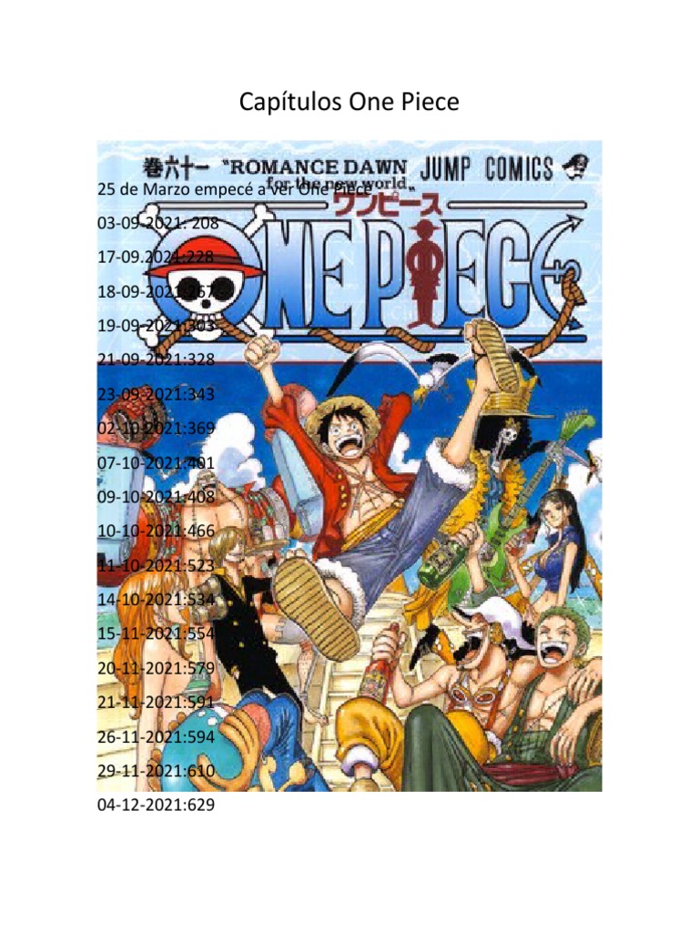Capitulos One Piece | PDF