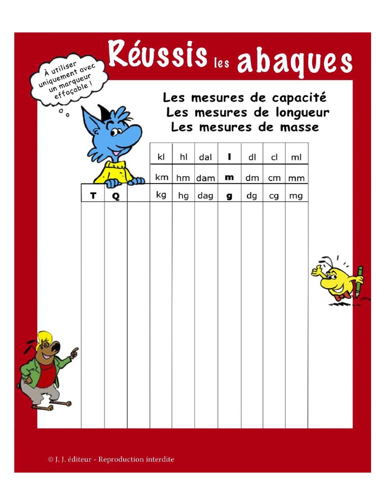 Abaques j2 | PDF | Longueur | Système international d'unités