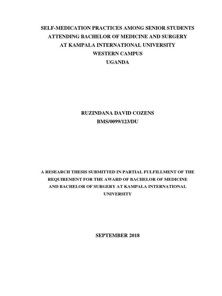 BMS - Ruzindana David Cozens | PDF | Data | Over The Counter Drug