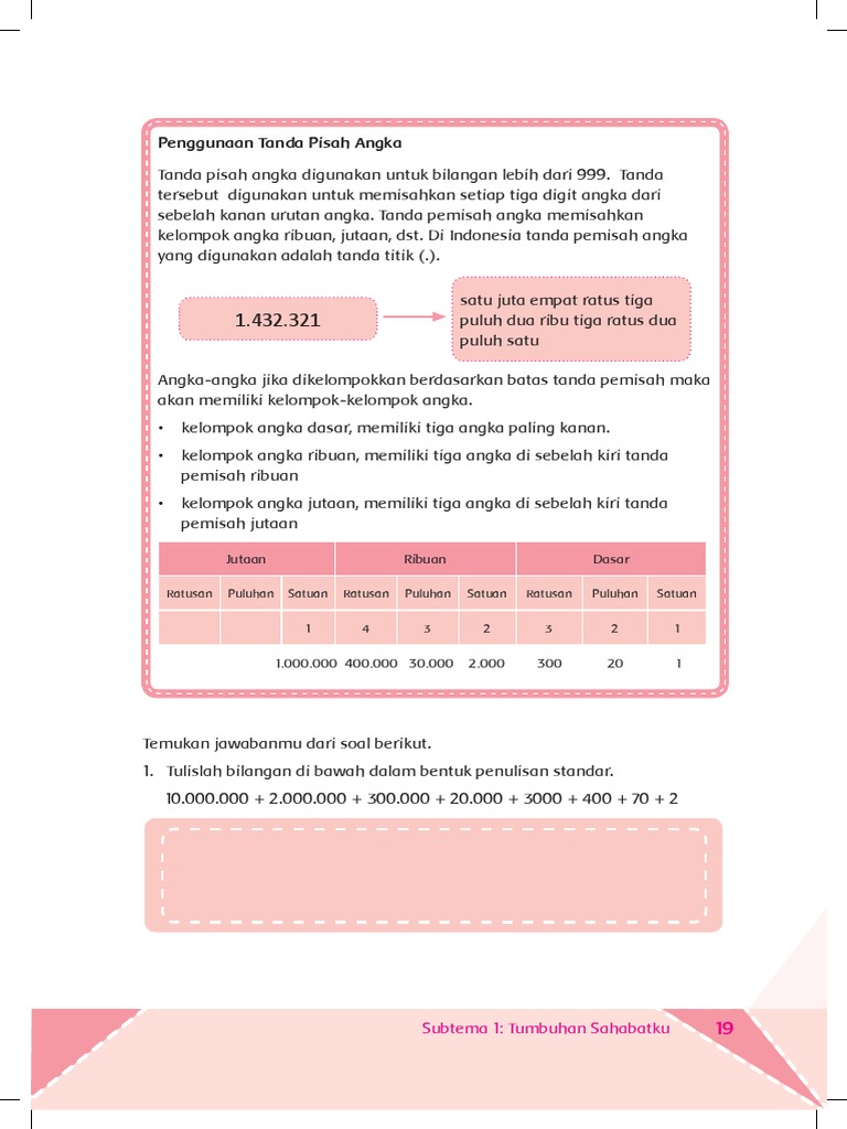Kelas 6 Tema 1 BS Press-25-26 | PDF