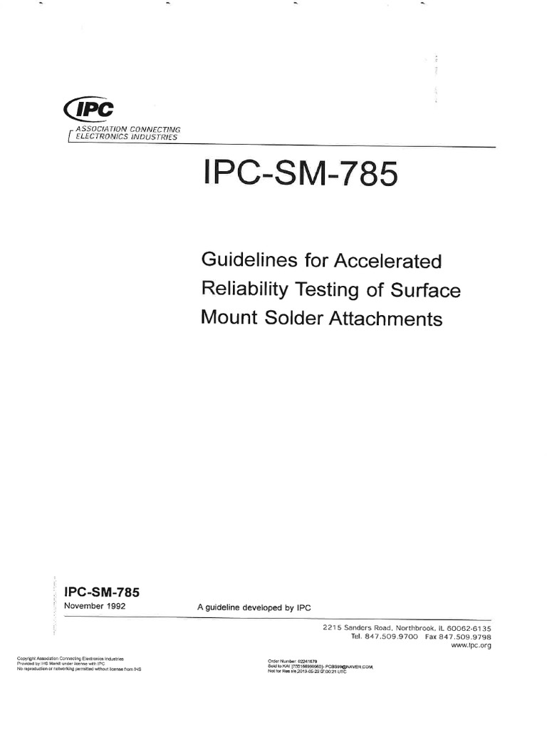 IPC-SM-785 | PDF