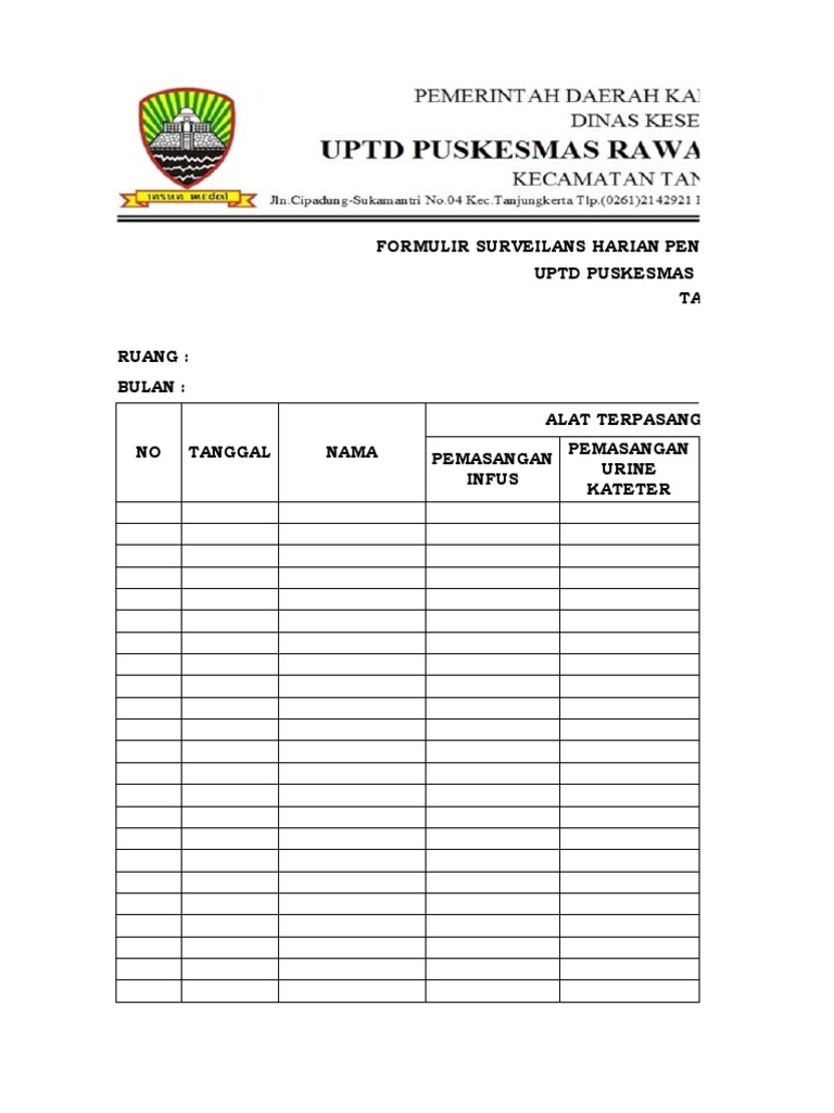 Formulir PPI Puskesmas 2023 | PDF
