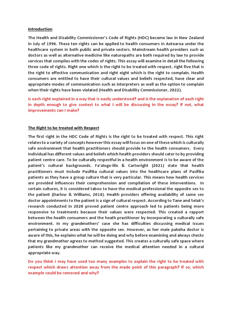 Code of Right Essay - Final | PDF