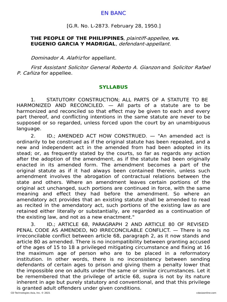 People v. Eugenio Garcia | PDF