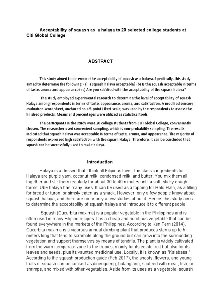 Sample Research | PDF