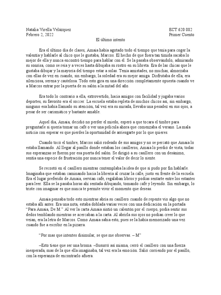 El Ultimo Intento | PDF