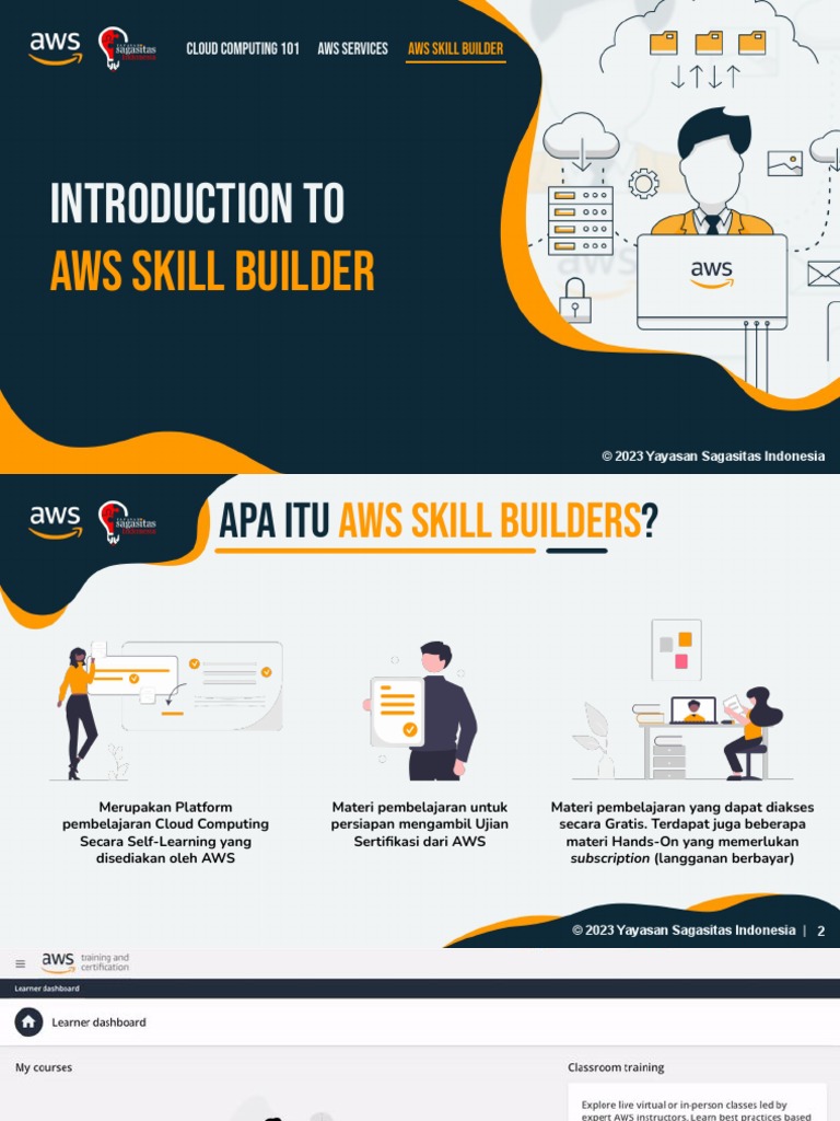 (Shareable) Materi Introduction To AWS Skill Builders - 2023 | PDF
