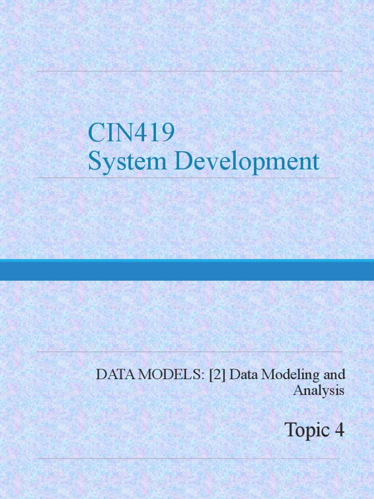 Data Models Data Modelling and Analysis | PDF | Data Model | Conceptual Model