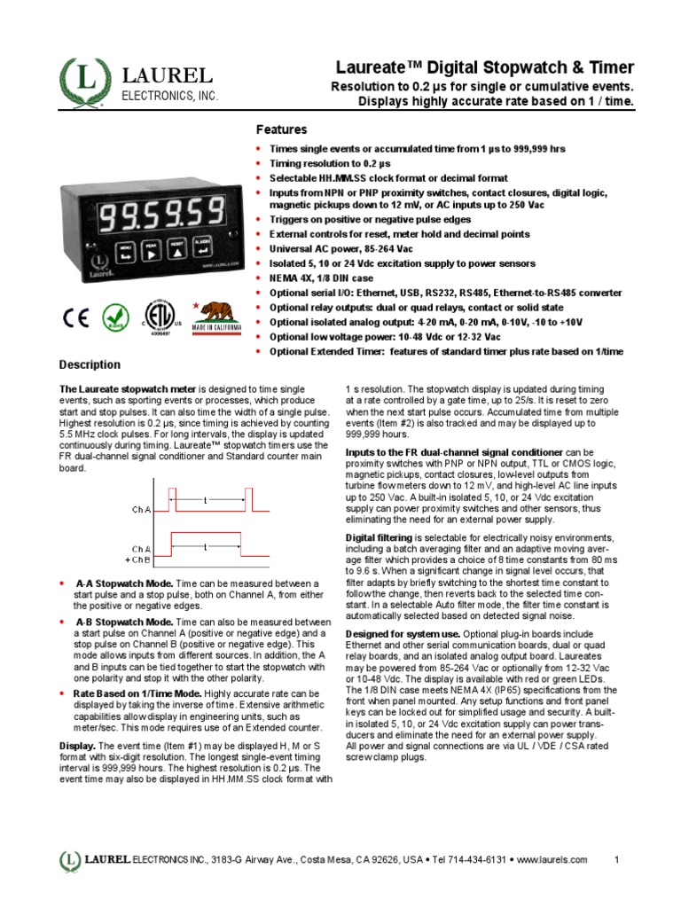 Stopwatch | PDF | Relay | Bipolar Junction Transistor