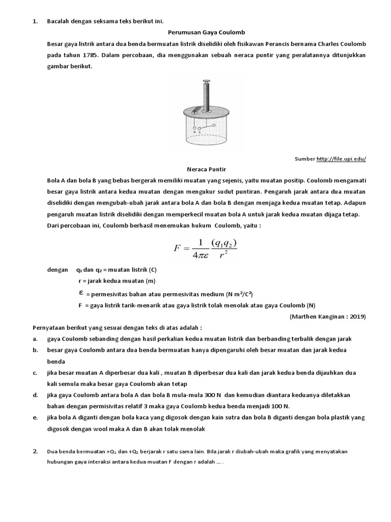 Latihan Soal Uh | PDF