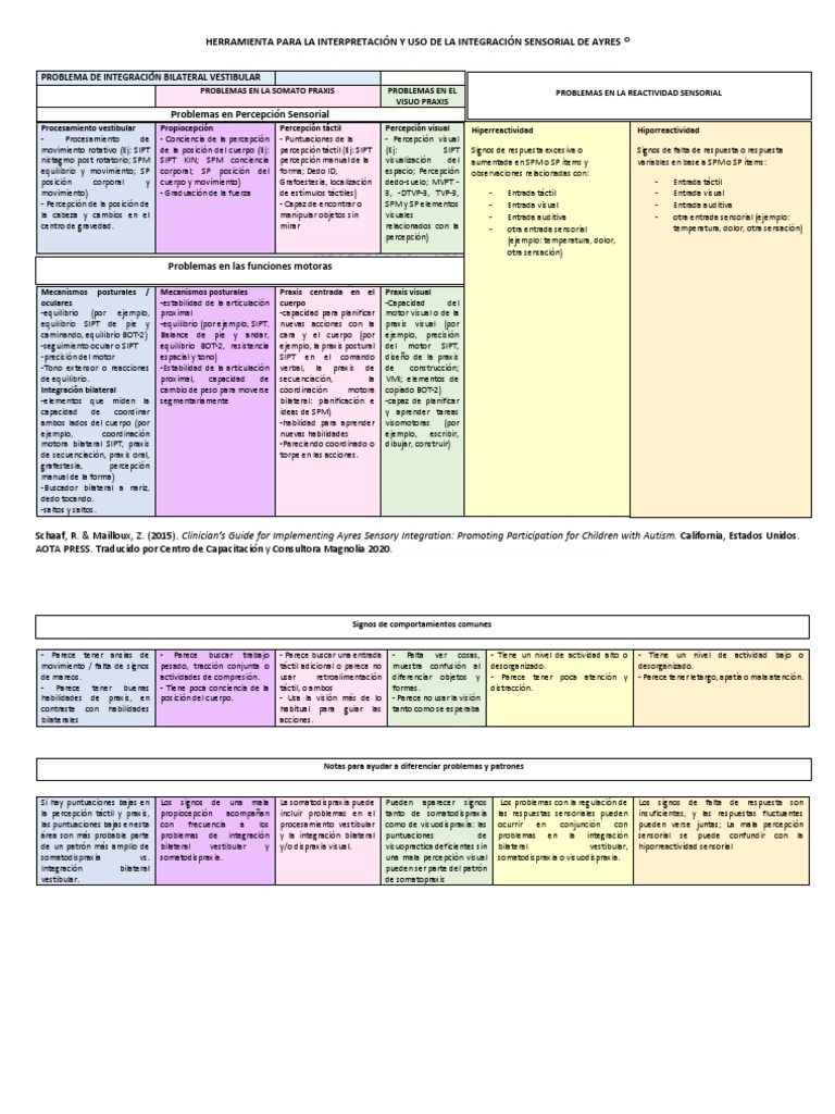 Ayres Sensory Integration PDF | PDF