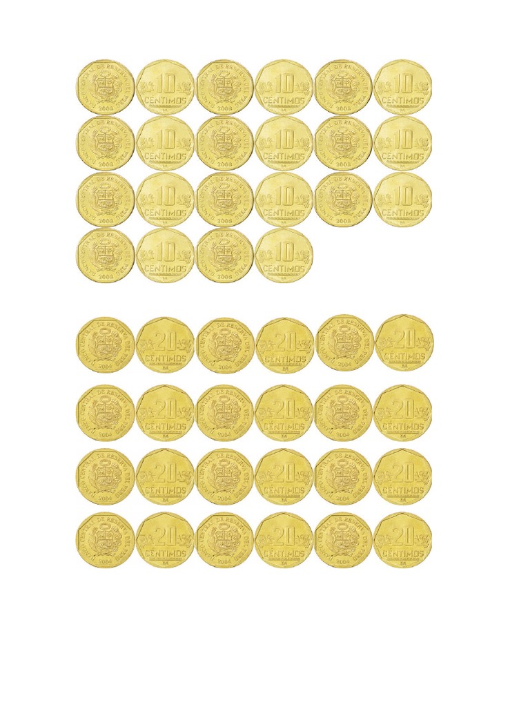 Monedas de 10 y 20 Céntimos | PDF