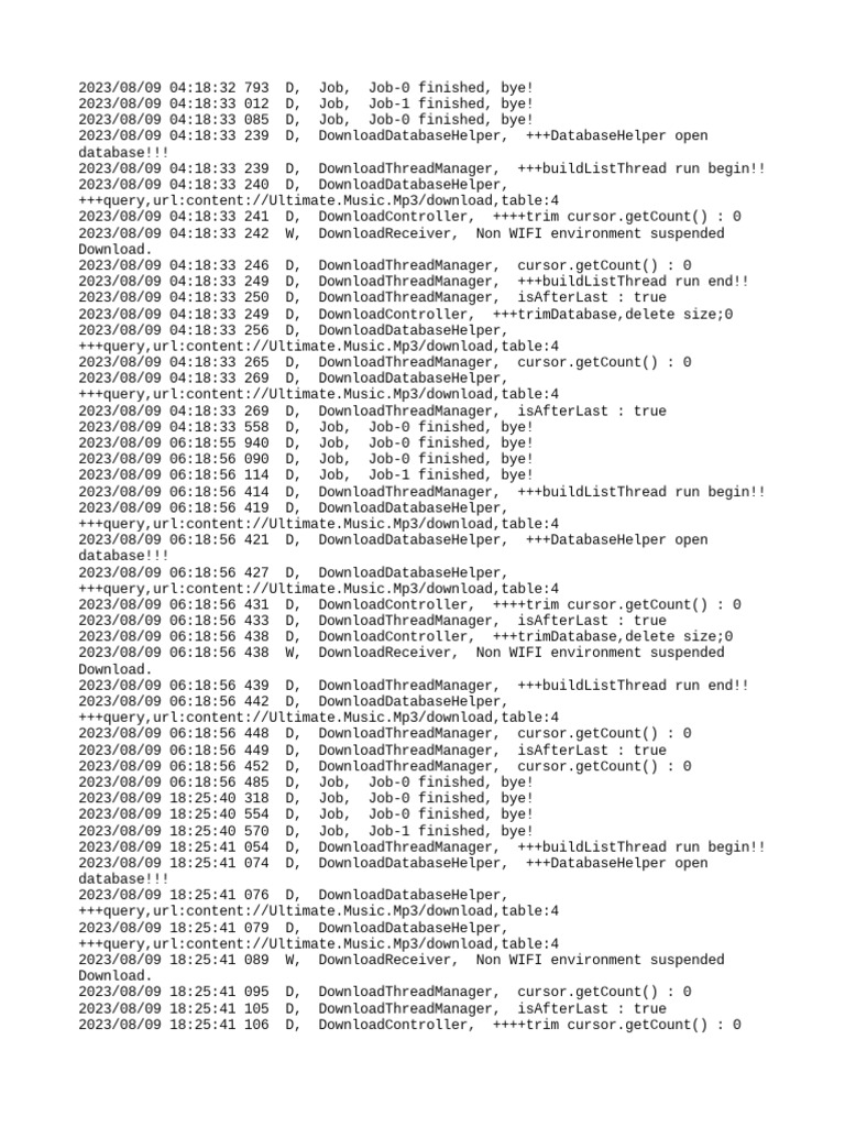 Download Job Logs and Status Updates | PDF | Computers