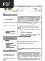 GRADE 8 ENGLISH MODULE 4 - Quarter 4: Composing Effective Paragraph | PDF