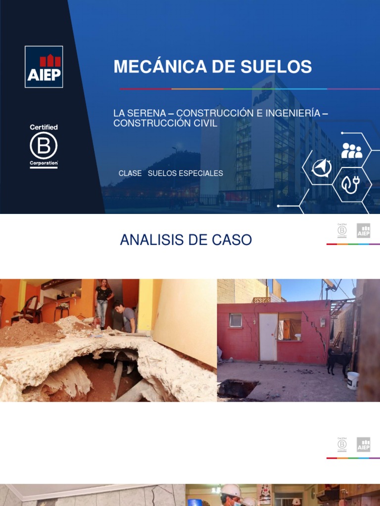 CLASE Suelos Salinos MECANICA DE SUELOS AIEP 2023 | PDF