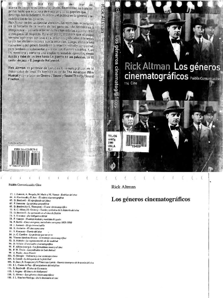 Altman-Rick-Los-Generos-CinematograficosCap 1 y Cap.2-1-26 | PDF