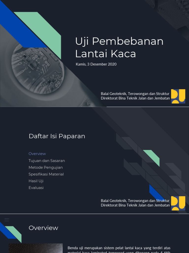 Uji Pembebanan Lantai Kaca | PDF