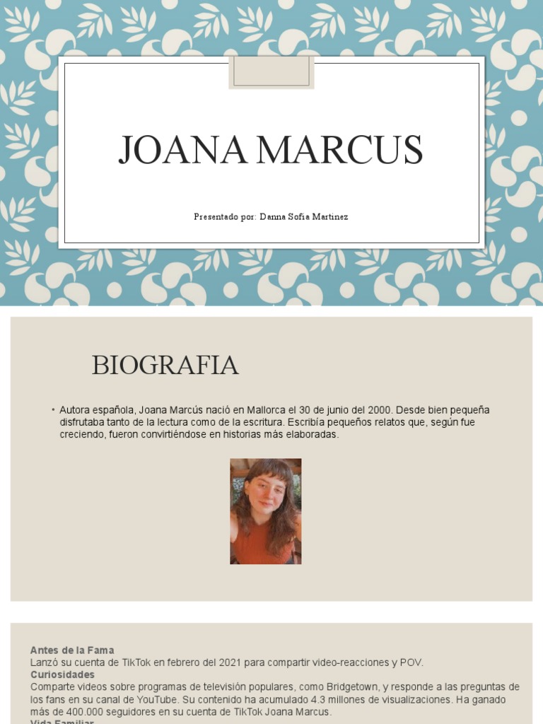 Joana Marcus | PDF